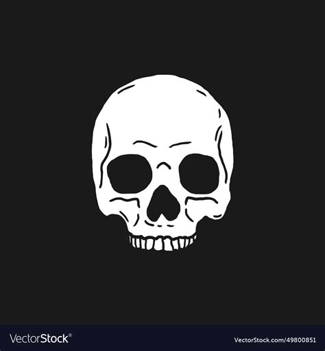 Skull Royalty Free Vector Image Vectorstock