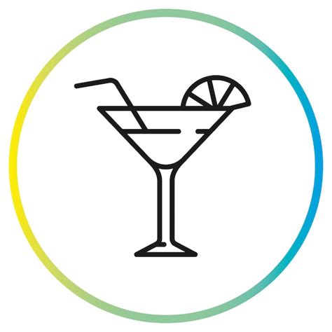 Premium Vector Cocktail Icon