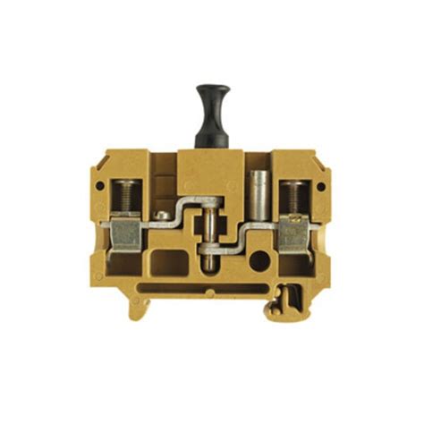 Din Test Disconnect Terminal Sak Series Screw Connection 10mm Sakc 10 35 2 Stb4 Krg