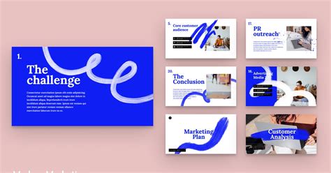 Шаблон современного маркетингового плана Шаблоны презентаций Включая маркетинг и презентация