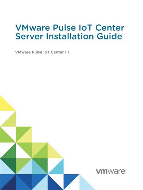 Pdf Vmware Pulse Iot Center Server Installation Guide Vmware