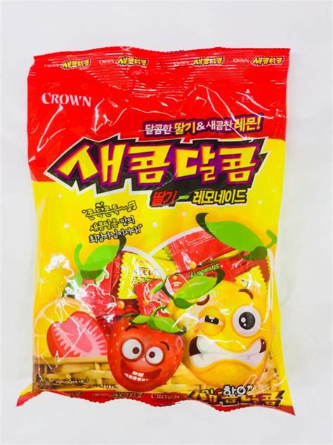 [crown] Saecom Dalcom Sour Caramel 크라운 새콤달콤 딸기 레모네이드 200g