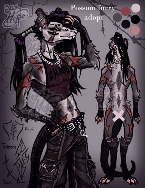 Grunge Possum Furry Adopt Sold By Jaxhope On Deviantart