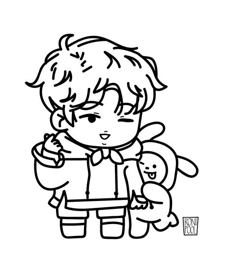 Dibujos De Bts Kawaii Para Colorear Rainbow Unicorn Float Ho