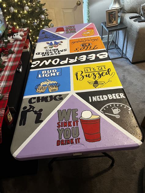 Homemade Beer Pong Tables
