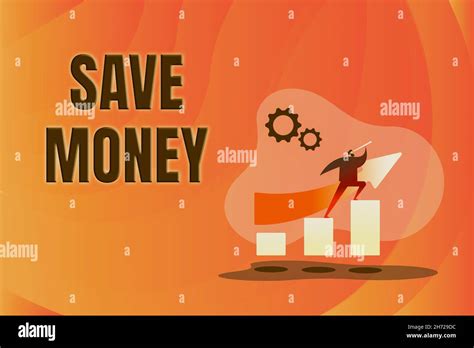 Hand Writing Sign Save Money Internet Concept Store Some Of Your Cash