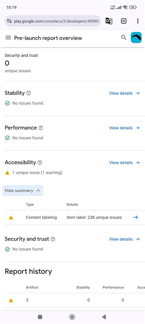 I Got Warning In Play Console For My Game Randroidclosedtesting