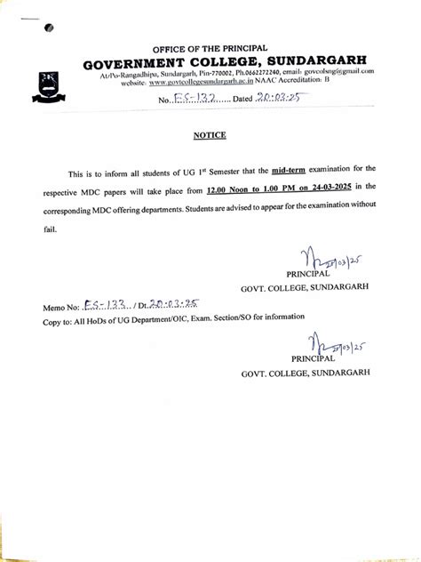 Ug 1s Mdc Mid Sem Notice Pdf