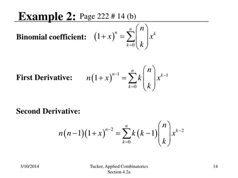 Ppt Binomial Identities Powerpoint Presentation Id216960