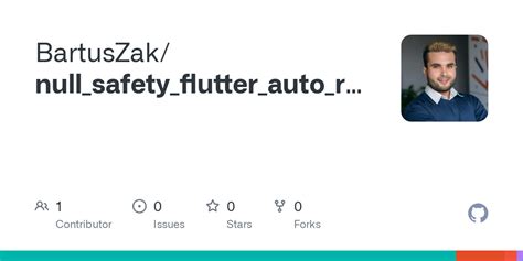 Github Bartuszaknullsafetyflutterautoroute