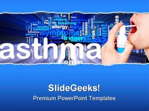 Asthma Medical Powerpoint Templates And Powerpoint Backgrounds 0411
