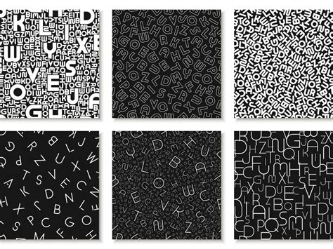 Seamless Patterns Wint Letters Upwork