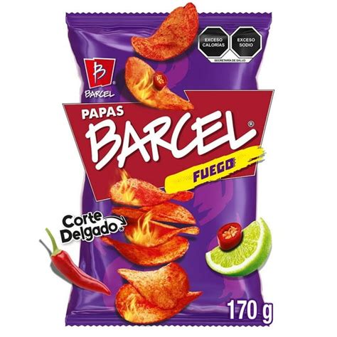 Papas Fritas Barcel Fuego De 170 G Walmart