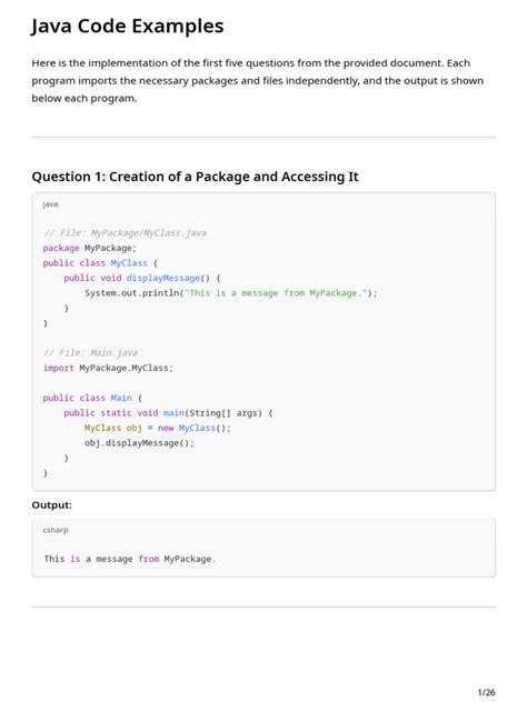 Batch 1 Set 2 OOPS | PDF | Java (Programming Language) | Software Development