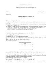 ECE103 HW2 Pdf UNIVERSITY OF CALIFORNIA Department Of Electrical And