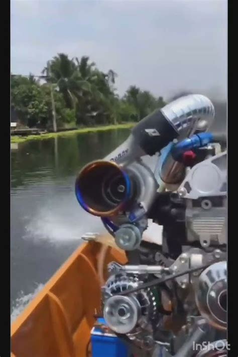 Super Turbocharger Power Boat Turbochager Bot Youtube