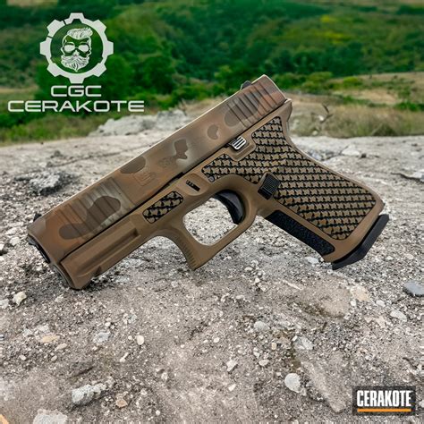 Custom Glock 23 Gen 5 Texas Edition Cerakote