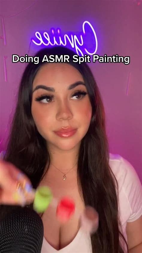 Asmr Spit Painting Asmr Sound Art Makeup Tutorial