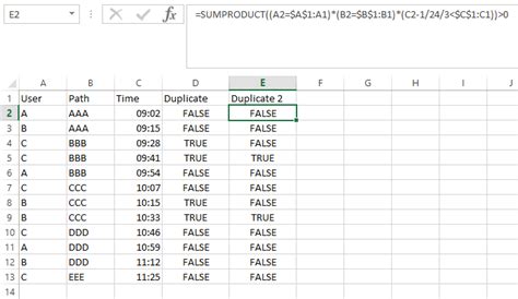 Finding Duplicates With Multiple Criteria In Excel Stack Overflow