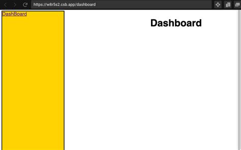 Css React Sidebar Took Full Width Stack Overflow