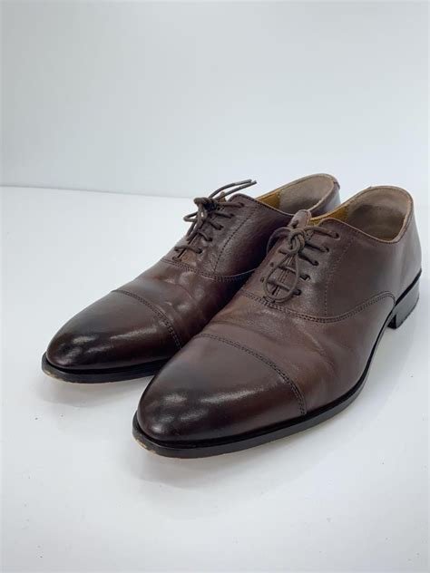 Unline By Alfredobannisterアンラインバイアルフレッドバニスター ドレスシューズ42brwレザー 中古品の販売・通販ならセカンドストリート
