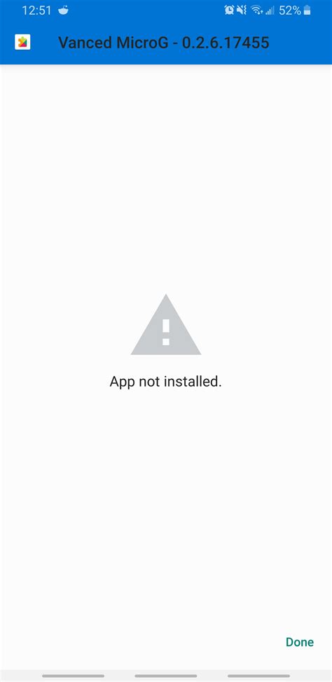 Cant Install Microg Help Rvanced