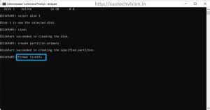 How To Format Pen Drive Using CMD Command Prompt SAS Techvision