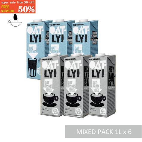 Oatly Oat Milk Barista Edition 1l Oatly Oat Milk Original 1l 6pk