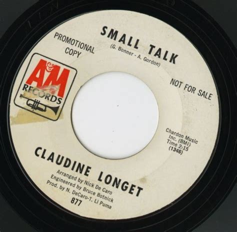 Yahoo オークション 【ロック 7インチ】claudine Longet Small Tal