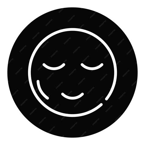 Premium Vector Relieved Face Vector Illustration