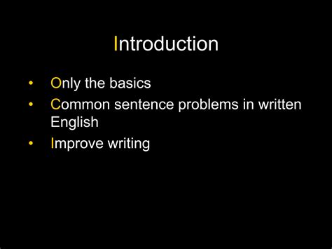 Sentence Structureppt