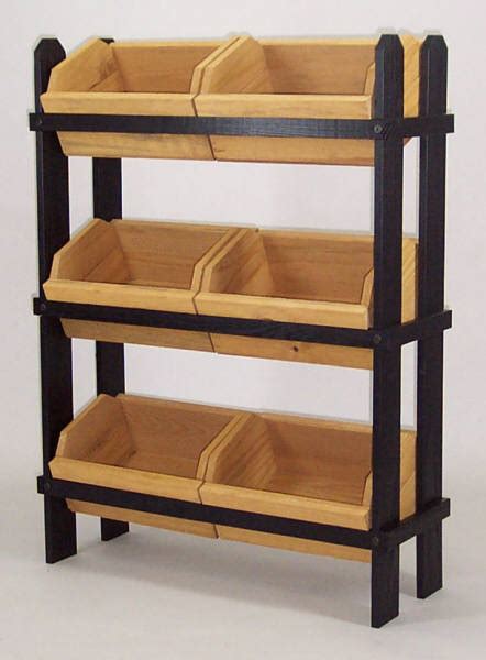 Crate Display With 6 Crates