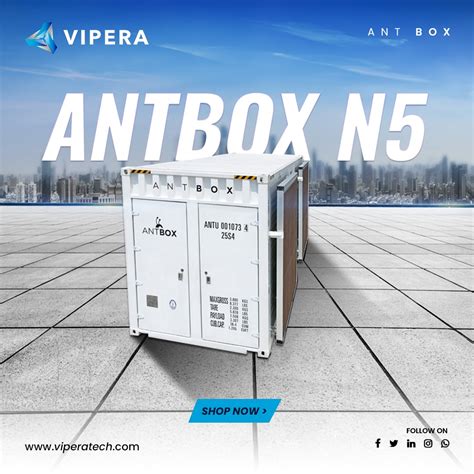 Viperatech Bitmain Antbox N5 Mobile Mining Container