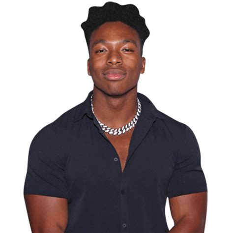 James Pendergrass Black Outfit Half Body Buddy Celebrity Cutouts