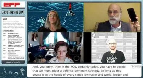 EFF Fireside Chat Bruce Schneier On Why We Must Win The Encryption Battle