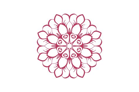 Mandala Flower Sketch