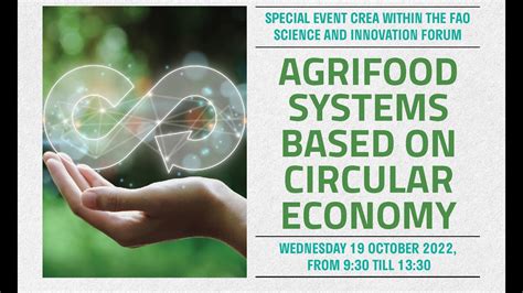 Agrifood Systems Based On Circular Economy Youtube