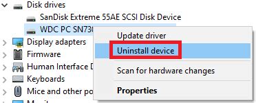 Steps To Uninstall Drive From Windows Device Manager