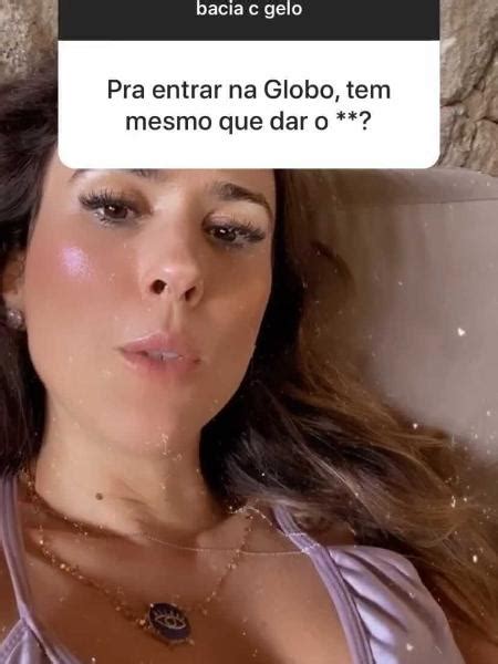 Tatá Werneck responde internauta sobre teste do sofá na Globo