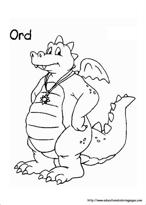 Dragon Tales Characters Coloring Pages