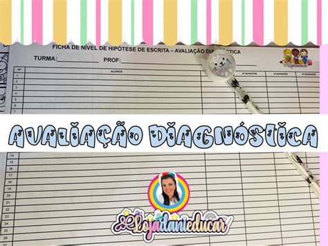 AvaliaÇÃo DiagnÓstica 1º Ano Loja Dani Educar