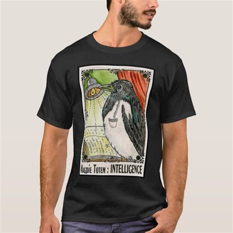Magpie Totem Intelligence T Shirt Zazzle Ca T Shirt Shirts Shirt