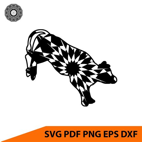 Svg Downloads Svg Svg For Machines Silhouette Vector Bucking Bull
