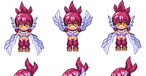 Rpgツクール ハーミルをrpgツクールmvのキャラチップにしてみた ガルゴロンのイラスト Pixiv