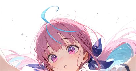 湊あくあ あくたん プリンなの仮のイラスト Pixiv