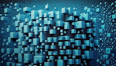 Premium Photo Colorful Realistic Abstract Geometric Background Generative Ai