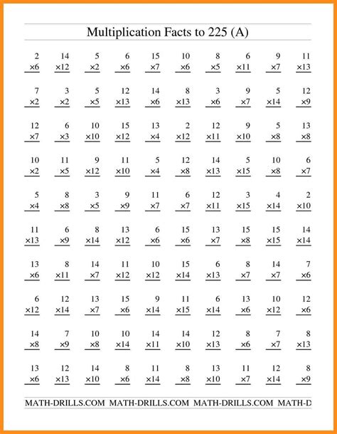 5th Grade Math Worksheet