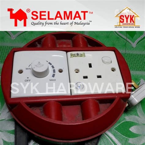 Syk Selamat Dimmer Controller Switch Socket 630w 2k 163 Swicth Wall