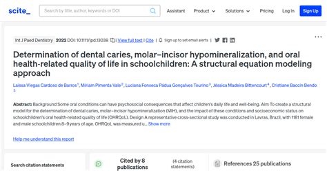 Determination Of Dental Caries Molarincisor Hypomineralization And