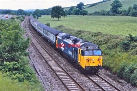 Photo Class 50 Loco No 50043 At Culompton 1980s £1 85 Picclick Uk